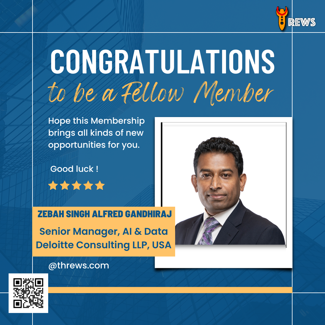 Zebah Singh Alfred Gandhiraj: Pioneering AI & Data Innovations ...