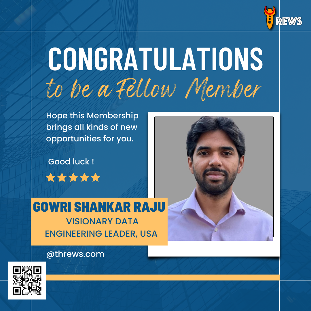 Driving Data Excellence: Meet Gowri Shankar Raju, a Visionary